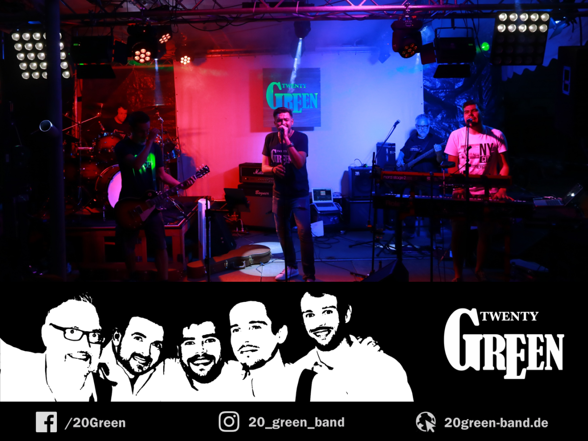 Downloads von Logos und Stageplan - Twenty Green Band